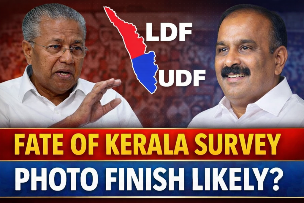 Kerala Pre-Poll Survey: UDF Holds Edge, LDF in Close Fight; NDA Eyes ...